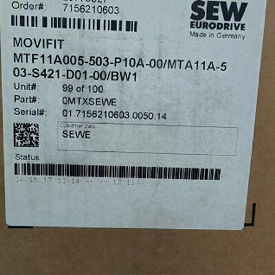 议价SEW变频器MTF11A005-503-P10A-00/MTA11A-503-S421-D01-00/BW