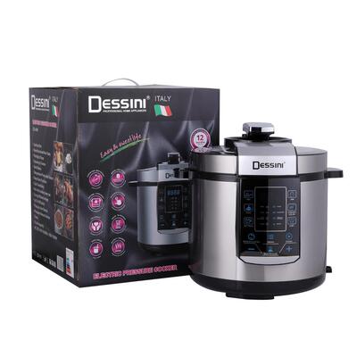 DESSINI6L多人压力锅多功能菜单带不锈钢不粘锅的家用电饭锅