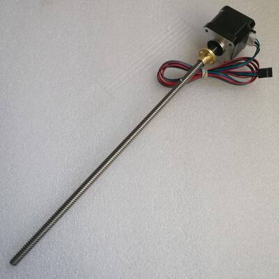 42BYGH40/两相4线/丝杆直线步进电机/驱动器/机器人/丝杆长300