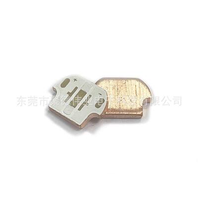 55LED灯散热铜基板SVC UV LED灯铜基板焊盘镀金热电分离铜基板