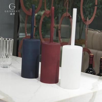 【折扣价】磨砂彩色摆件系列样板房置物架玻璃展示柜软装饰工艺品