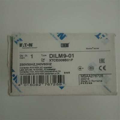 EATON接触器 XTCE009B01 DILM9-01 24v 110v  220v