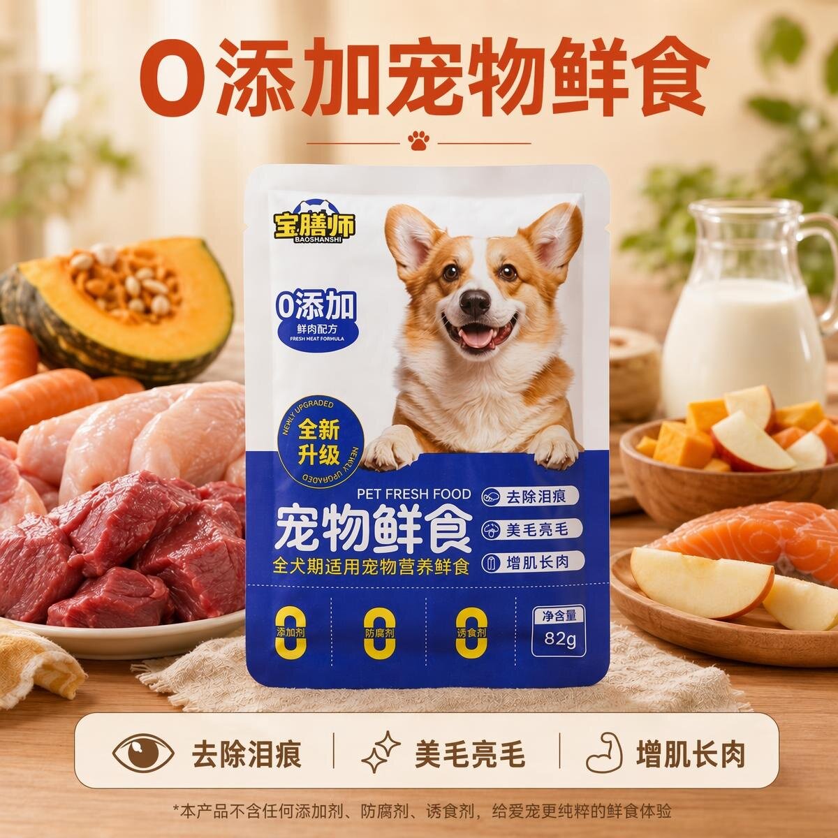 营养狗粮狗饭小型犬狗狗湿粮主食肉泥罐头全犬通用零食餐包高蛋白