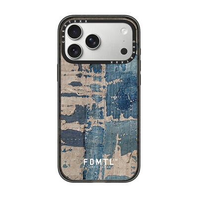 FDMTL个性设计感刺子绣手机壳适用于iphone18promax潮酷撞色拼接17promax小众复古16pro/15/14/13防摔保护壳