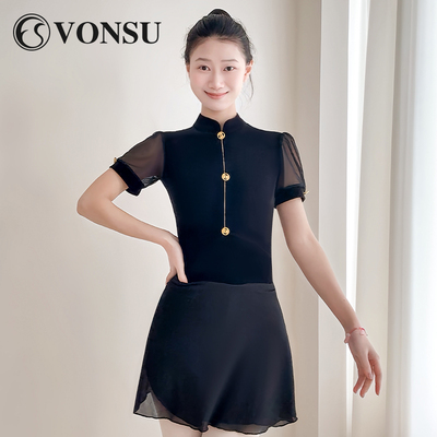 梵舒新款成人形体服连体芭蕾舞服