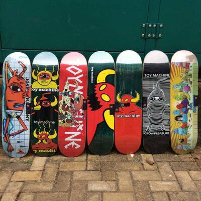 toymachine8.0/8.125/8.25/7.75英寸滑板双翘加拿大枫木板面甲板