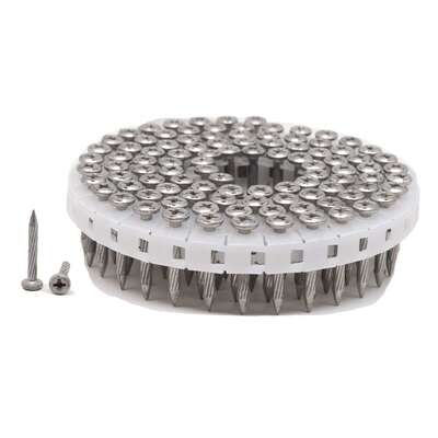 mini 塑卷钉塑带卷钉塑料卷钉 mini plastic sheet collated coil