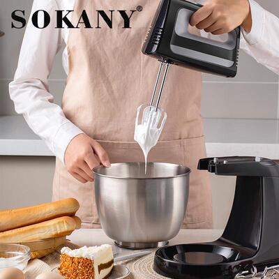 热卖SOKANY6622家用多功能全自动揉面机搅拌机厨师机3.5L