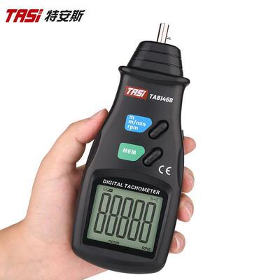 特安斯数显转速表TA8146B线速测速仪器接触式转速计数字转速器