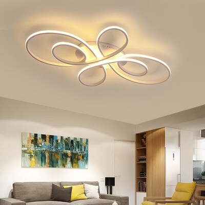 Modern LED ceiling Lights dimmable living room dining room b
