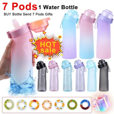 Flavored Water Bottle with 7 Flavour Pods Scent Up Water Bot
