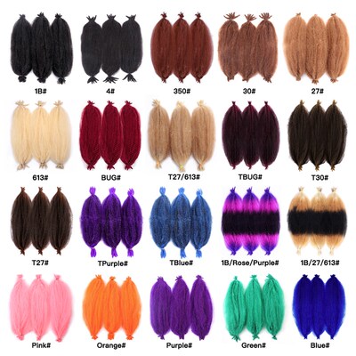 Marley Twist Afro Crochet Braids Soft Spring Kinky Hair For