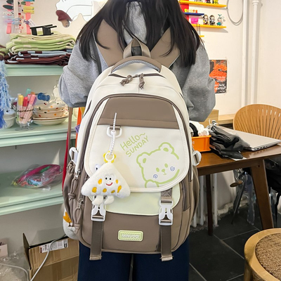 儿童书包女小学生三到五六年级大容量轻便双肩包初中生高中背包女