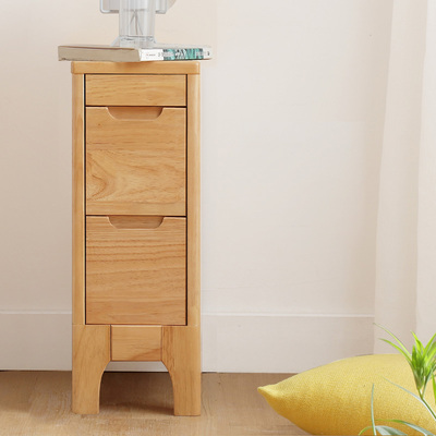 全实木小型超窄床头柜5505c小户型卧室夹缝柜