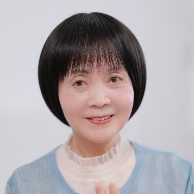中老年女士妈妈款假发真发全真人发丝薄款时尚波波头整顶头套假发