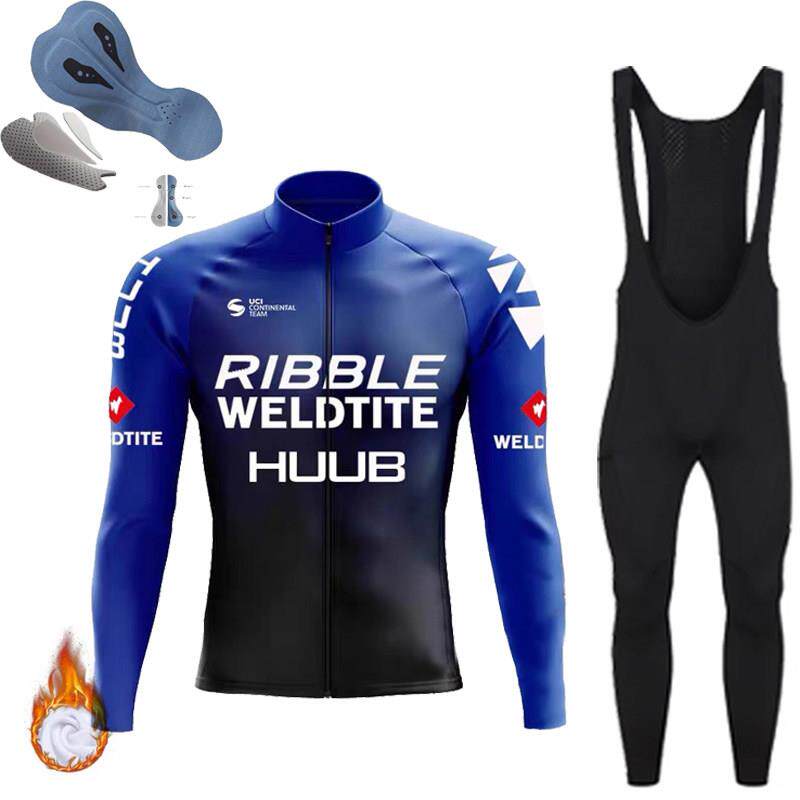 HUUB秋冬加绒骑行服套装加厚防风保暖骑行外套公路车骑行服冬季