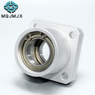 BASB方形轴承座带扣环双轴承支架固定支座组件光轴支撑卡环20 25