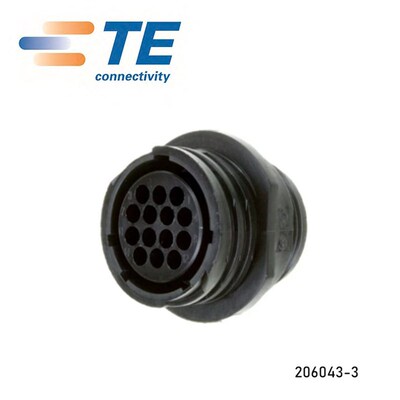 TE AMP/泰科 206043-3 连接器 航空插头 14孔 原装 现货