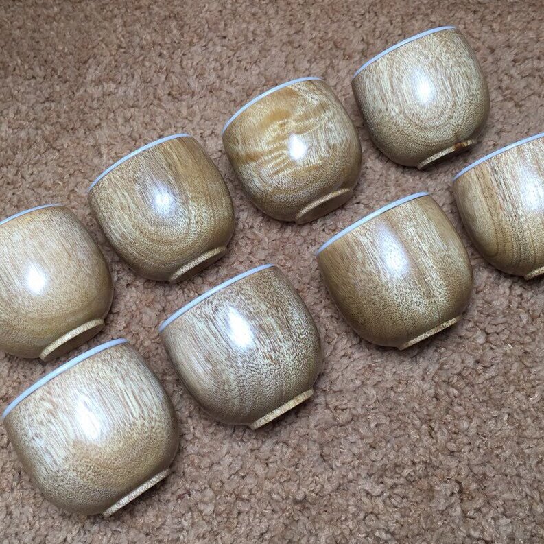 金丝楠陶瓷茶具功夫酒杯赞比亚血檀茶杯礼盒