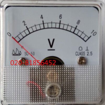 指针直流电压表SD50-10V 20V 30V 50V 100V 300A 500V SD-50 DH-5
