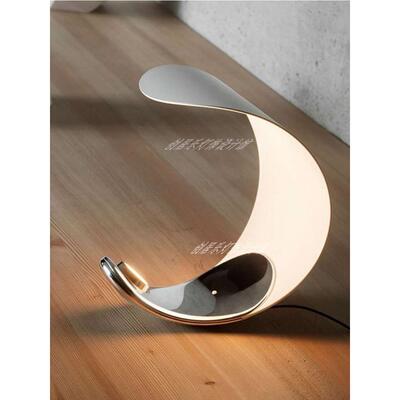 luceplan月亮氛围灯卧室床头轻奢高级感书房创意护眼台灯