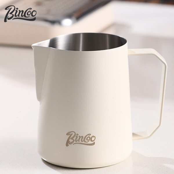 Bincoo咖啡拉花缸尖嘴拉花杯奶泡杯拉花神器不锈钢专业打奶缸器具