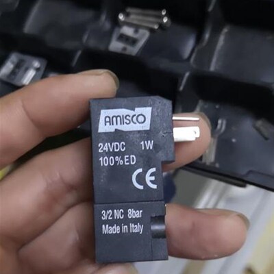 电磁阀线圈AMISCO 24VDC 1W 100%ED 3/2 NC 8bar Made in ltaly