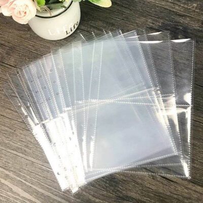 10pcs A5 1 2 4 Grids Sleeves Photo Album Binder Sleeves Phot