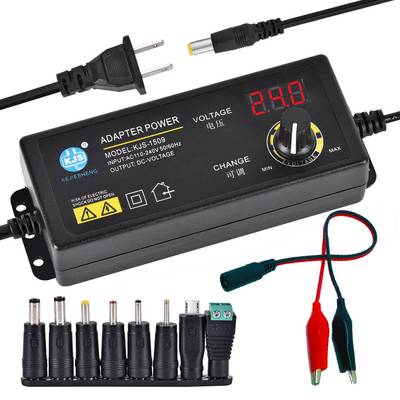3-36V可调压电源适配器KJS-1509无可调3-12V数显3-24V通用
