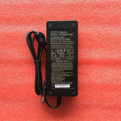 明纬AC-DC电源适配器 GST90A24-P1M 90W 24V3.75A 3插 全新原装