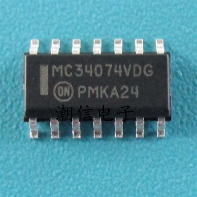 MC34074VDG【SOP-14】运算放大器 全新原装 实价 可以直接拍买