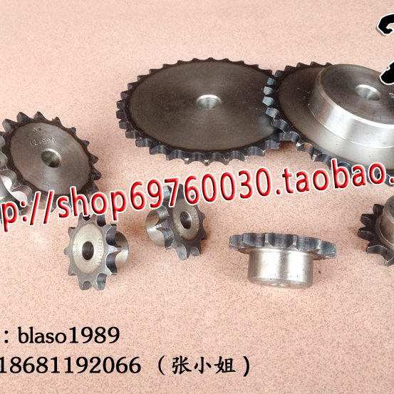08B工业链轮 4分38齿 4分单排链轮 08B38T 齿台轮 节距12.70mm