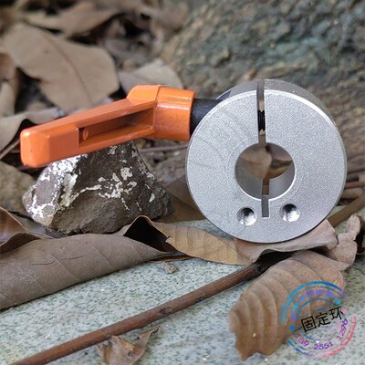 FBL21铝合金快速夹紧固定环锁紧带把手侧面安装孔夹具45钢轴止推