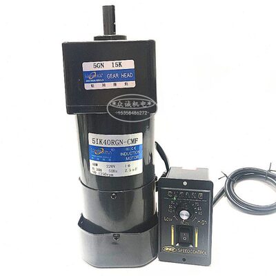 5IK40RGN-CM带刹车电机交流220V电磁制动带刹车 小微型调速5GN15K