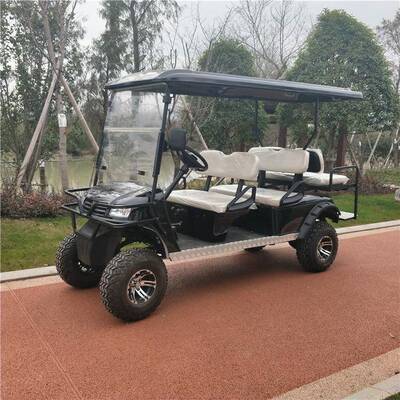 全地形自动挡汽油机四轮6座新能源越野ClubCar先驱高尔夫球车报价