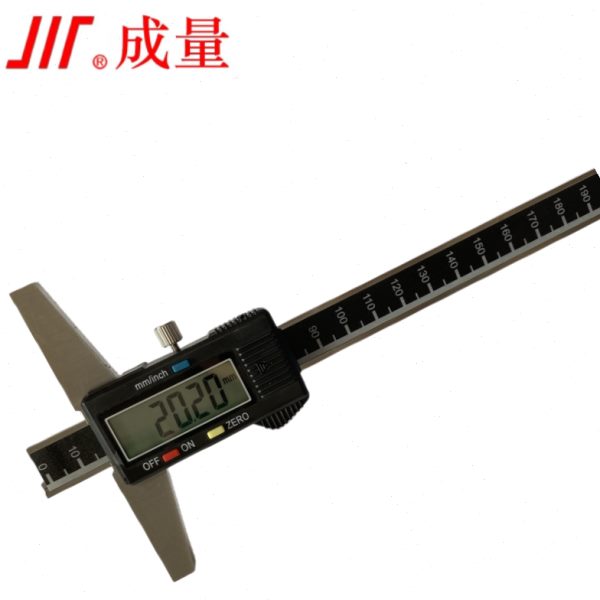 成量电子数显数字深度卡尺0-200 0-300 0-500 高精度深度测量