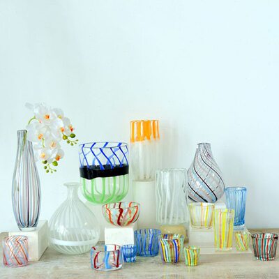 海曼尼简约透明玻璃花瓶手工水培家居客厅插花摆件装饰艺品0702