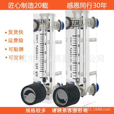 LZM-4T/6T面板液体水流量计160/250/400/500/600/1000ml/min