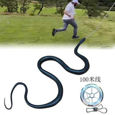 阿玛逊Snake Prank with String Clip仿真假蛇整蛊搞笑蛇吓人道具
