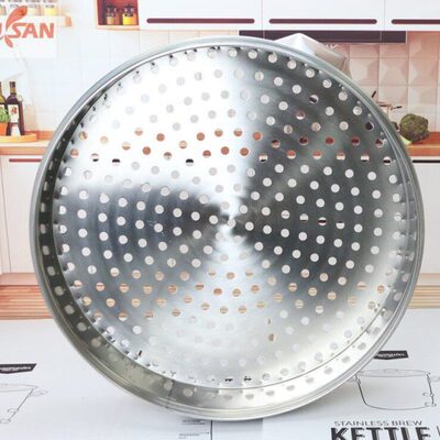 SC不锈钢冲孔大蒸笼足尺寸70CM商用蒸笼片条蒸包笼多用蒸笼身笼盖