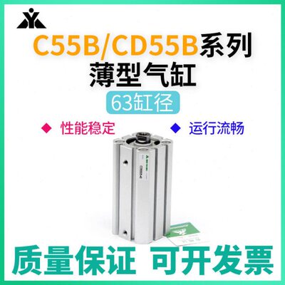C55B63-CD55B63-10-15-20-25-30-40-50-60-80-100M薄型气缸 CD55C