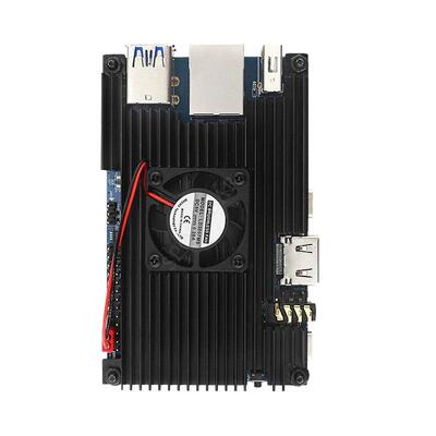 香橙派Orangepi5铝合金外壳带散热风扇兼容Orangepi5B保护壳