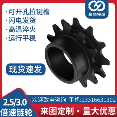 倍速链轮 BS25 BS30倍速主动轮从动轮11齿 10齿 规格齐全 可订制
