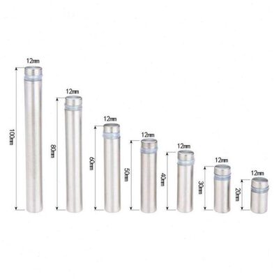 10Pcs/lot 12mm Stainless Steel Advertisement Standoffs Bolts