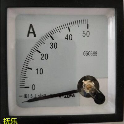 指针直流电流表65C666-50A 4-20MA 65C666-100A 150A 4-20MA
