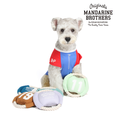 MANDARINEBROTHERS宠物绳结飞盘