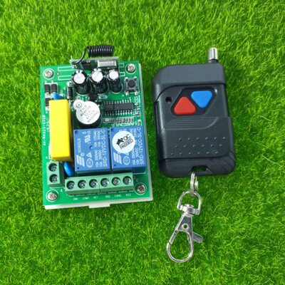 AKSV2K2202R+0盖0电机-按键开关电源-M-T2C开关路遥控电灯2开关推