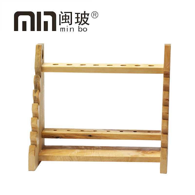 梯形刻度吸管木制架子圆盘木质吸管架木质移液管W架滴管架试管
