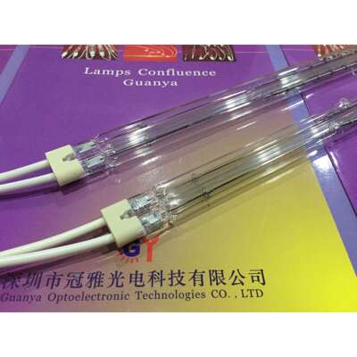 900W双管透明IR加热灯管 294MM 230V红外线加热管 光伏产业加热灯