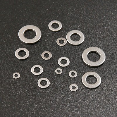 跨境电商 360PCS盒装 不锈钢平垫圈 M2 2.5 3 4 5 6 8 10垫片